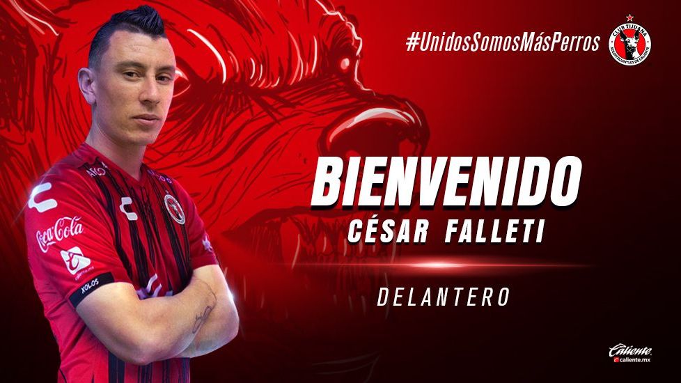 Xolos incorpora a César Falletti