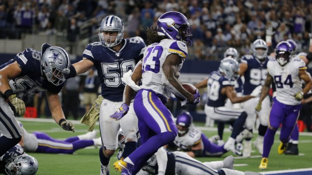 Cook guía a Vikings a triunfo de visita ante Cowboys