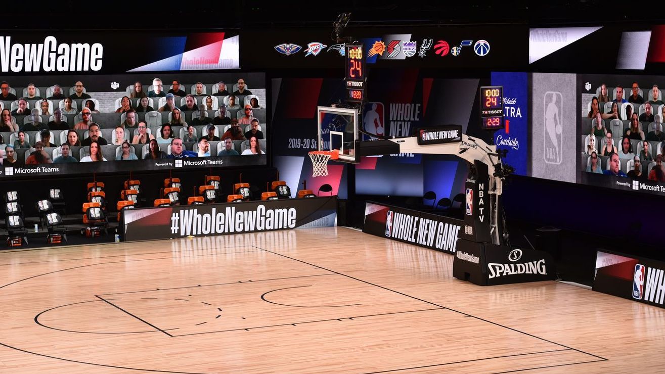 Microsoft y la NBA se asocian para poner espectadores virtuales