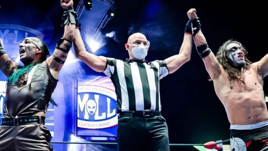 El Olímpico debutó como réferi en la Arena México