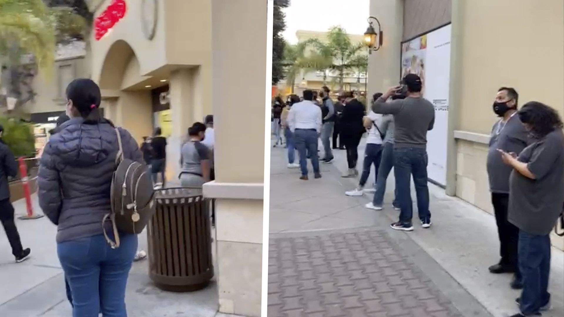 Video, filas para entrar a Sears Plaza Rio da vuelta a la plaza