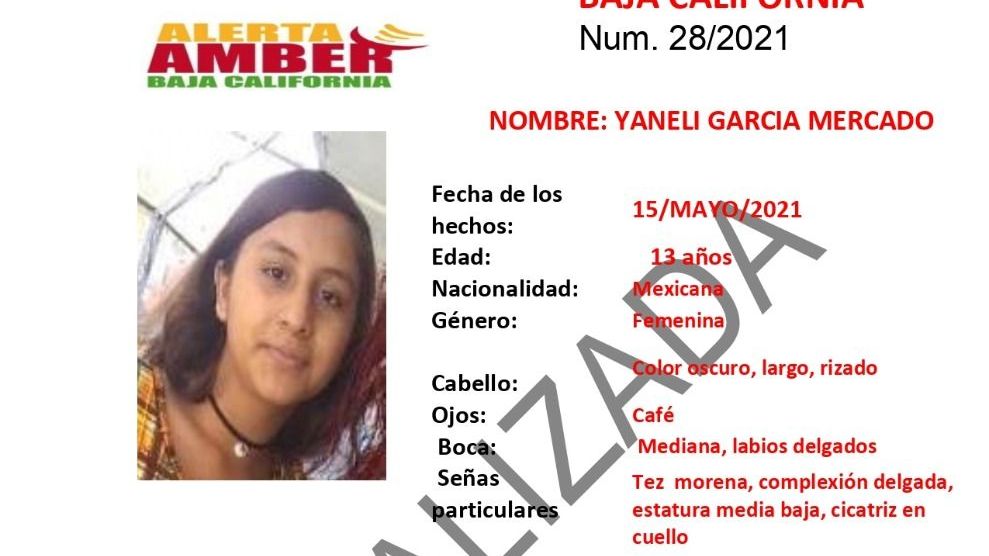 Localizan a la niña Yaneli García