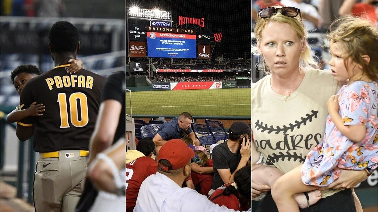 Tiroteo interrumpe juego entre Padres de San Diego y Nacionales de ...
