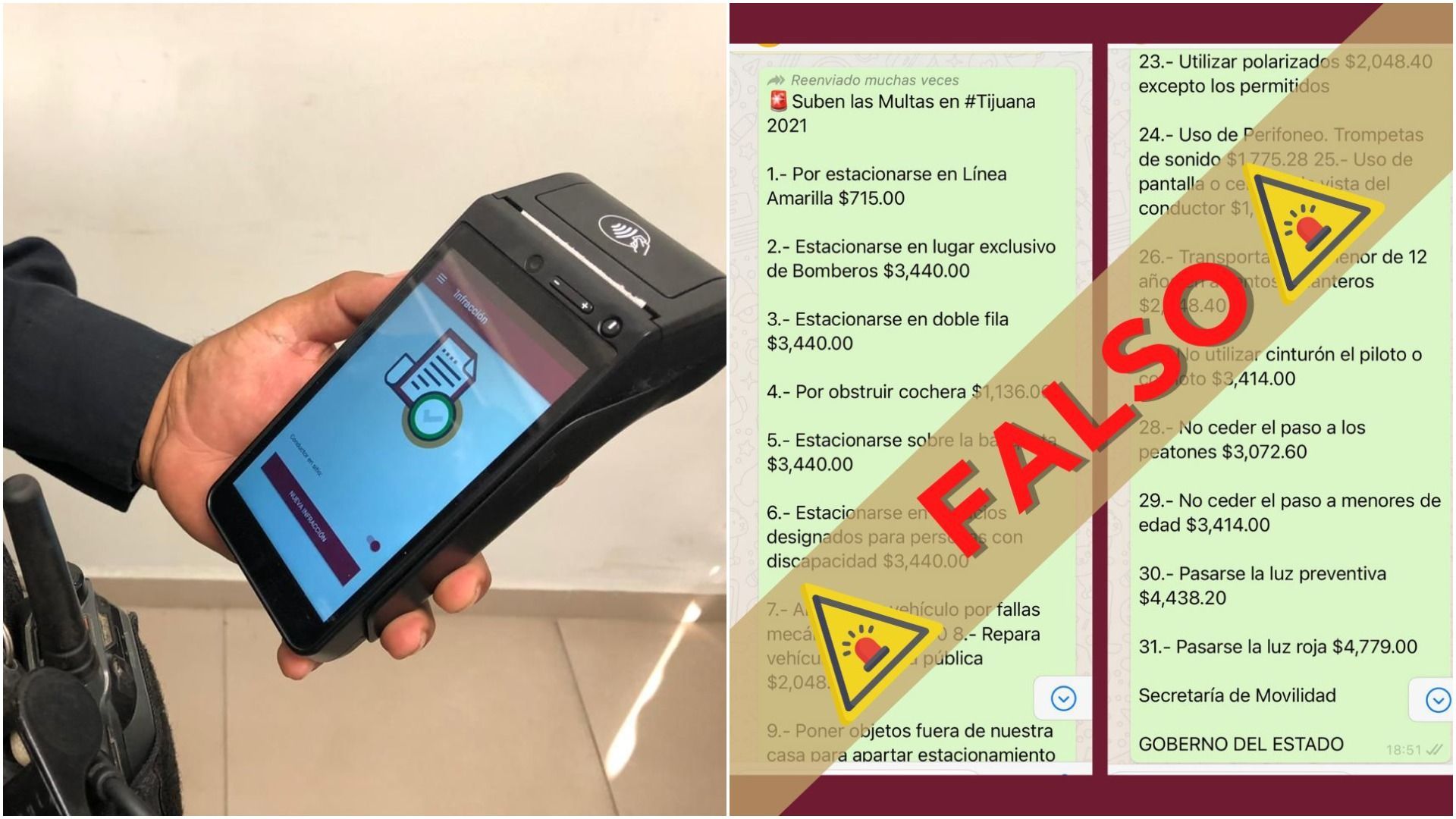 IMOS aclara que la información sobre aumento de multas es 'fake news'