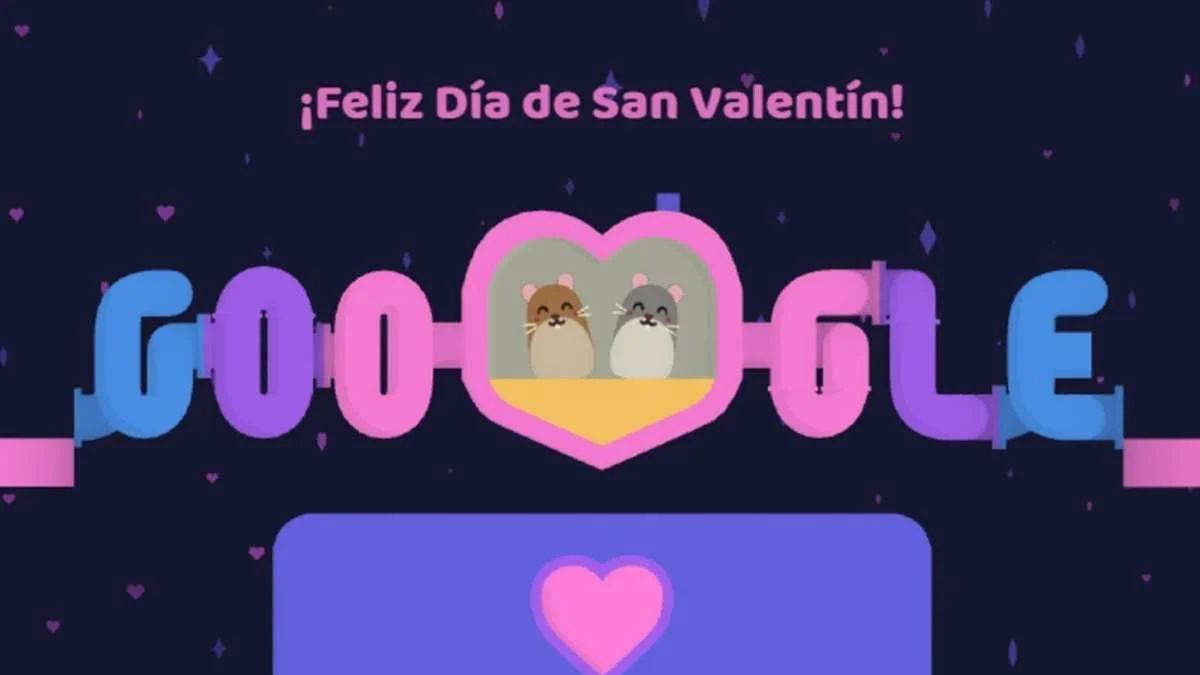 Google celebra el ''Día de San Valentín'' con doodle interactivo