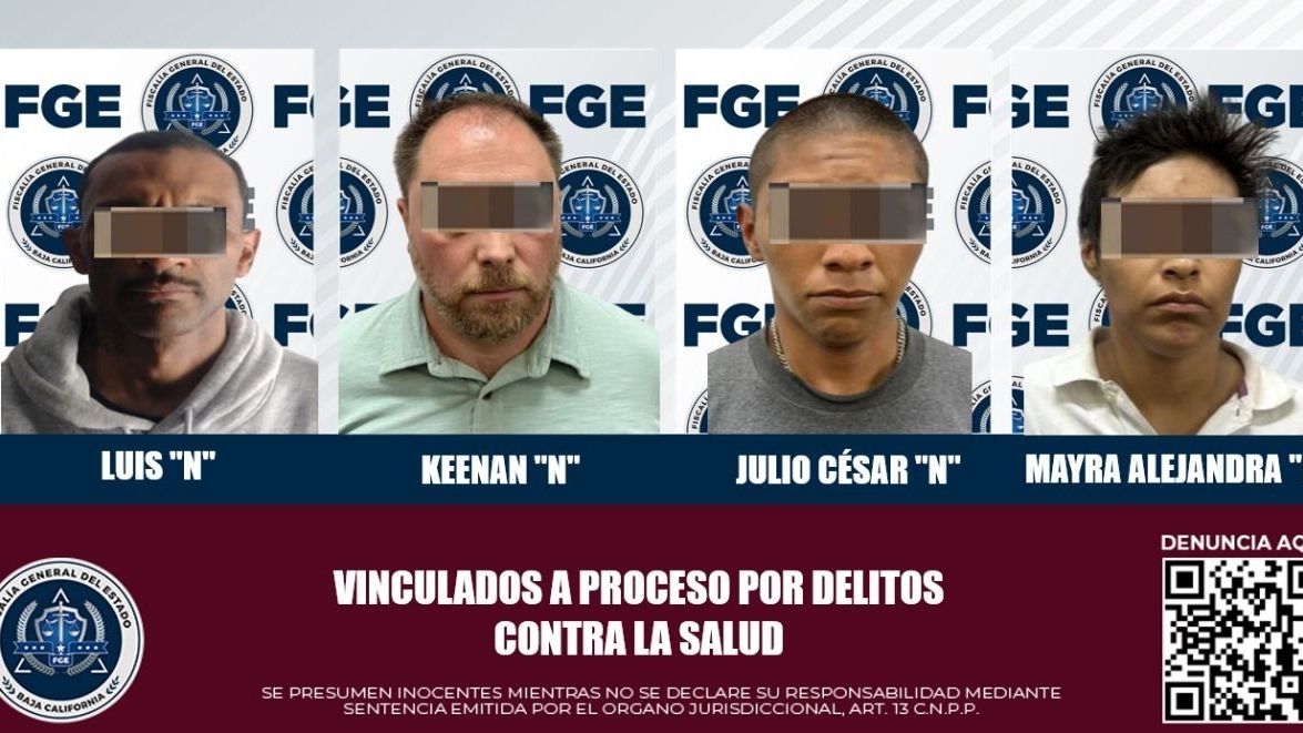 En Prisión Preventiva Cuatro Sujetos Acusados Por Narcomenudeo